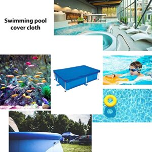 Swimming Pool Cover, Anti Dust Rainproof Pool Cover Rectangular Pool Cover for Garden Home (Color : 220x150CM)