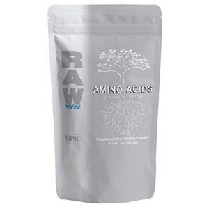 RAW - Amino Acids Plant Supplement is a chelator to Increase Uptake of Calcium ions Build Strong Cell Walls for Horticultural Purposes Indoor Outdoor use 8oz