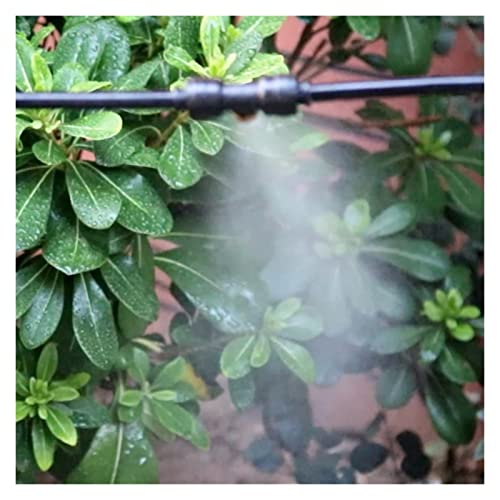 VIEUE Garden Drip Irrigation System Accessories Brass Sprayer with 1/4 Inch Tube Outer Diameter Sliding Locking Tee Connector Garden Atomizing Irrigation Atomizing Nozzle 100 Sets (Color : 0.4mm)