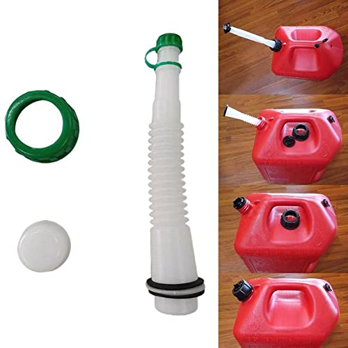 Cingc Gas Can Spout Kit Portable Fuel Container Holder Replacement Spout for Fuel Container Garden Industrial Machinery Refuel Tool