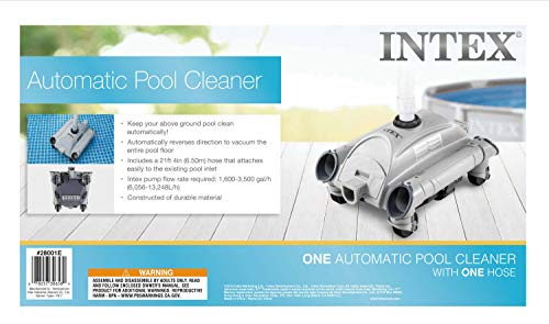 Intex Recreation Corp 28001E Intex Auto Pool Cleaner, 1 Pack, Grey