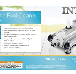 Intex Recreation Corp 28001E Intex Auto Pool Cleaner, 1 Pack, Grey