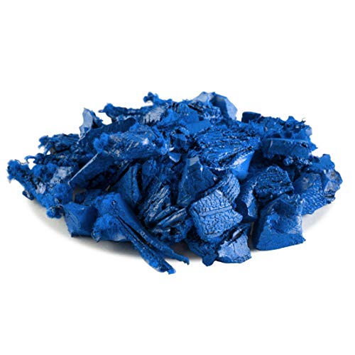 Playsafer Rubber Mulch Nuggets Protective Flooring for Playgrounds, Swing-Sets, Play Areas, and Landscaping (40 LBS - 1.55 CU. FT., Blue)