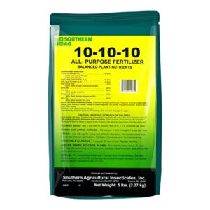 southern ag all purpose granular fertilizer 10-10-10, 5 lb