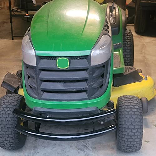 Front Bumper Brush Guard Compatible with John Deere 100 Series 102 115 125 135 145 155C 190C D100 D110 D120 D130 D140 D150 D160 D170 L100 L105 L107 LA175 G110 X110 X120 X125 Lawn Mower Garden Tractor