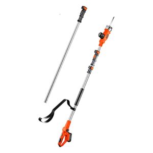 ukoke cordless pole tree pruning 8.3-inch blade saw for tree trmming, 20v 2.0a battery & charger included,ups-01