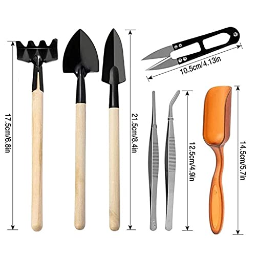 Snow Shovels for Snow Removal - Shovel Trimming Tools Succulent 12-Piece Mini Soils Seedling Scissors Set Gardening Transplanter Brush of Potted Patio & Garden