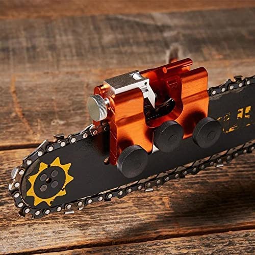 Chainsaw Chain Sharpening Jig - Chainsaw Sharpener Kit, Deluxe Chainsaw Sharpening, Suitable for All Kinds of Chain Saws and Electric Saws, for Lumberjack & Garden Worker