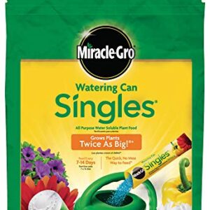 Miracle-Gro Watering Can Singles All Purpose Water Soluble Plant Food, Includes 24 Pre-Measured Packets