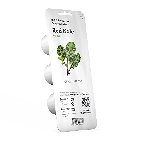 Click and Grow Smart Garden Red Kale Plant Pods, 3-Pack