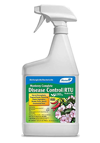 Monterey LG 3174 Ready to Use Fungicide & Bactericide for Control of Garden & Lawn Diseases, 32-Ounce RTU, 32 oz