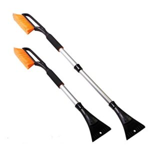 102cm multifunction retractable snow brush with ice scraper garden car snow removaling shovel tool