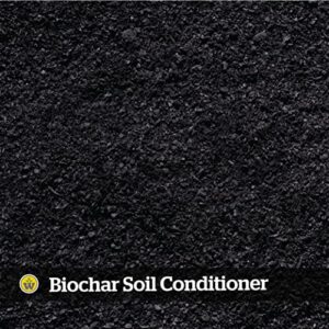 Wakefield Biochar Premium Garden Soil Conditioner – OMRI-Listed, FSC-Certified, 100% Organic Biochar for Raised Garden Beds, Potting Mix, Lawns, and Vegetable Gardens – 1 Gallon