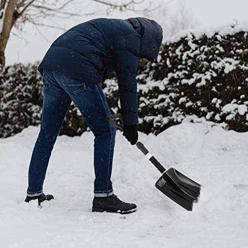 Happyyami Hand Tools Small Multitool Snow Shovel Sand Mud Remover: Car Trunk Vehicle Shovel Retractable Tool for Outdoor Camping Garden Construction Supplies Black Hand Tools Small Multitool