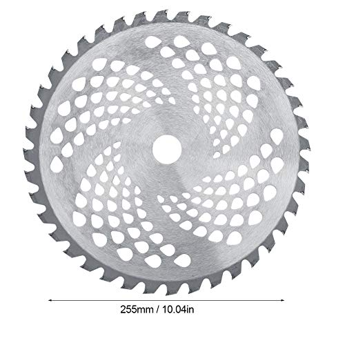 40 Teeth Brush Cutter Trimmer Weed Eater Blades Sharp Hard Steel Grass Garden Lawn 1 Inch Hole