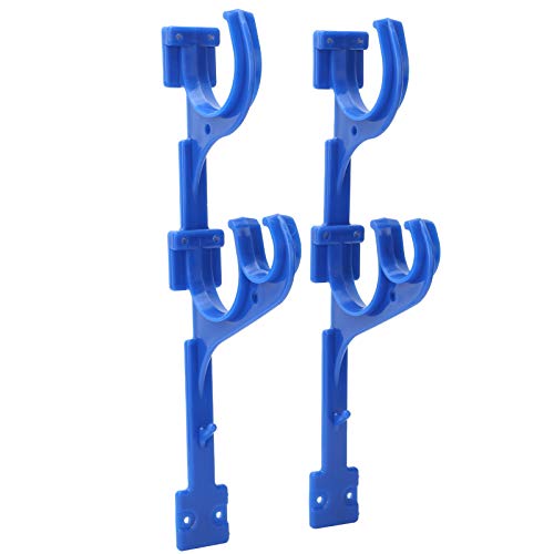 ZPSHYD Pool Pole Hanger, Plastic Pool Hanger Hook for Pool Telescoping Pole Vacuum Hose Leaf Skimmer Garden Tools