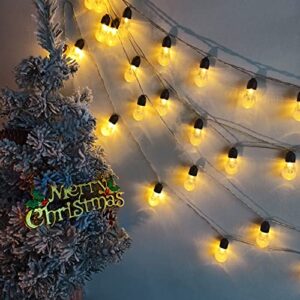 Globe String Lights Battery Operated 23FT 8 Lighting Modes Dimmable with Remote, Remote Battery Lights Waterproof Decorative Hanging String Lights for Indoor Outdoor Garden Patio Christmas Party