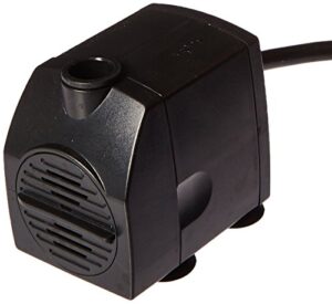 teamson home p750 outdoor garden pumps, black