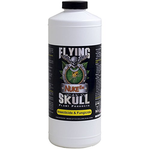 FLYING SKULL CUSTOS PLANTAM PLANT PRODUCTS Nuke em Insecticide & Fungicide, 1 Quart