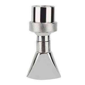 Ruining Stainless Steel Durable Water Fountain Spray Head, Sturdy Fan Shape Water Fountain Nozzle, for Garden Fan-Shaped Water Film