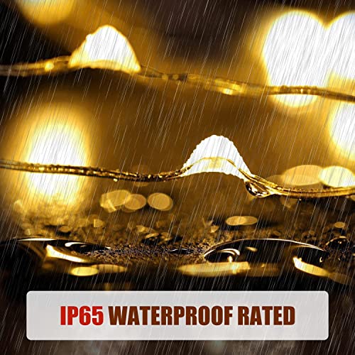 Solar Powered String Lights - Waterfall Fairy Bunch Lights Outdoor Waterproof,10 Strands 200 LEDs 8 Modes Watering Can Light for Outdoor, Garden, Christmas Tree Halloween Home