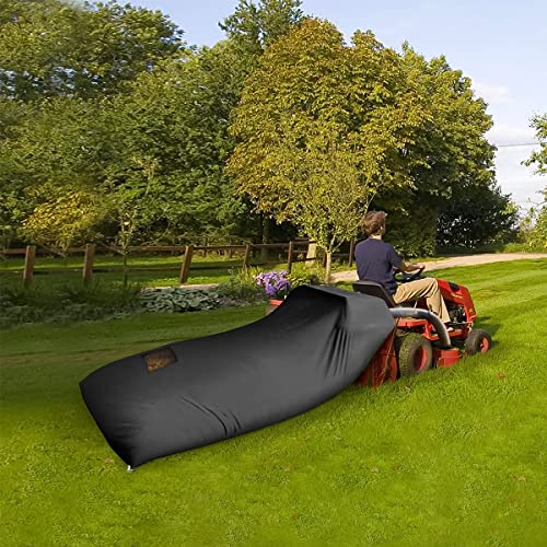 Upgraded Lawn Tractor Leaf Bag Grass Catcher Bag Garden Leaf Bag 6.6x4.3 ft Wear-Resistant Foot Standard Large Capacity Lawn Mower Grass Bag Fast Leaf Collection for All Lawn Tractor