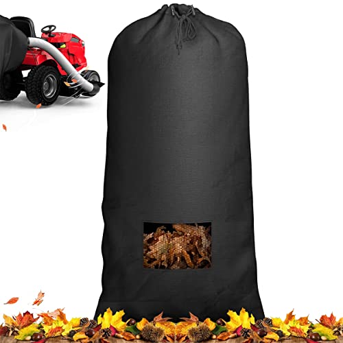 Upgraded Lawn Tractor Leaf Bag Grass Catcher Bag Garden Leaf Bag 6.6x4.3 ft Wear-Resistant Foot Standard Large Capacity Lawn Mower Grass Bag Fast Leaf Collection for All Lawn Tractor