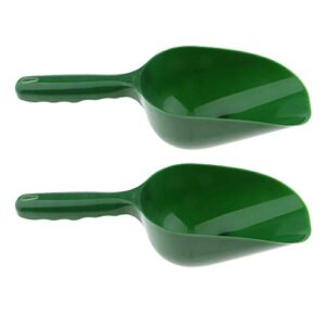 freneci 2pc plastic handy garden scoop for soil, compost, planting re-potting plants