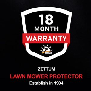 Zettum Push Lawn Mower Cover - Walk Behind Lawn Mower Covers Waterproof Heavy Duty, 600D Outdoor Push Mower Cover Universal with Storage Bag for Greenworks, EGO, Craftsman, Husqvarna, Honda and More