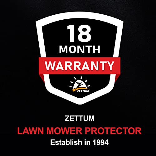 Zettum Push Lawn Mower Cover - Walk Behind Lawn Mower Covers Waterproof Heavy Duty, 600D Outdoor Push Mower Cover Universal with Storage Bag for Greenworks, EGO, Craftsman, Husqvarna, Honda and More