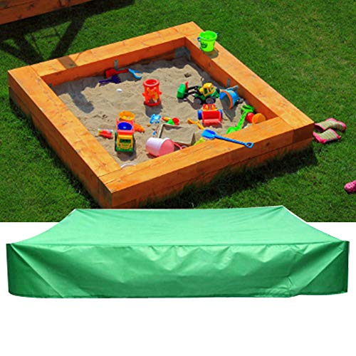 Enkelbruke Pool Cover Waterproof Protective Square Cover Garden Courtyard Square Small Sunshade Pool Cover (59.1 x 59.1 x 7.9 in)