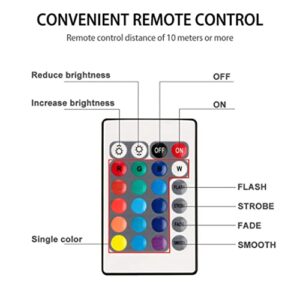 Muzrunq Submersible LED Lights Multicolor RGB 10LEDs Waterproof Underwater Lights Base Garden Swimming Pool Light for Wedding Party Vase Bowl 4Pcs.