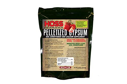 Pelleted Gypsum Soil Conditioner | Calcium Supplement for Plants | 10 lb Bag