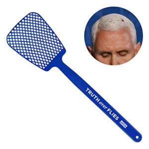 leveraYo Biden Harris Pence Fly Swatter, Durable Practical Tool with Non-Slip Holed Handle Swatter, Home Office Daily Portable Fly Swatter Home Office Car Room Portable Garden Yard