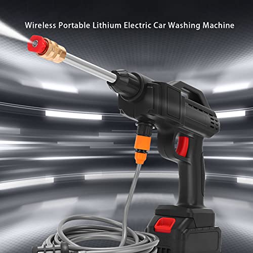 21V Cordless Soft Wash System with Accessories Portable Electric Power Cleaner for Cars Gardens Terraces Windows Cleaning Works