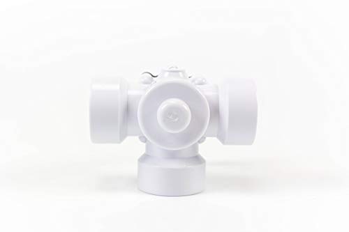 Fibropool Swimming Pool Diverter Valve - 1 1/2 Inch - 3 Way - Replacement Slip Valve for Pools and Spas