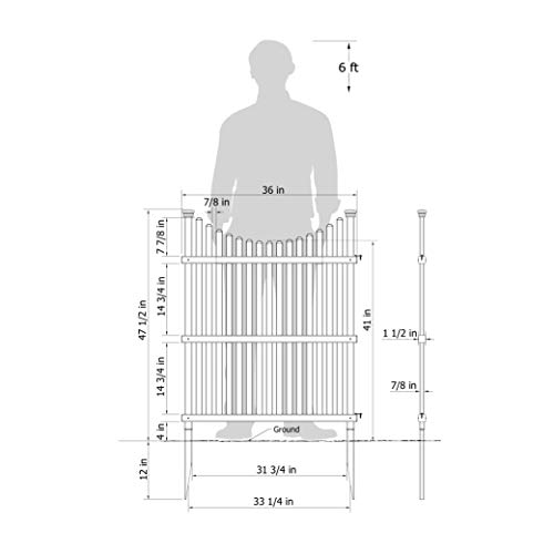 Enclo Privacy Screens ZP19036 Huntersville Privacy Screen, White & TERRO T800 Garbage Guard Trash Can Insect Killer - Kills Flies, Maggots, Roaches, Beetles, and Other Insects