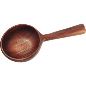 cabilock wooden scoop wooden water ladle sauna water scoop spa spoon bath salts spoon japanese style water ladle dipper bath scoop cup for water sauna garden wood water scoop meatball scoop