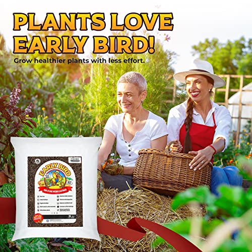 100% Pure Worm Castings Rich in Micro Nutrients - Odor Free Organic Plant Fertilizer for Indoor/Outdoor Use - Helps Reduce Soil Compaction, Improve Soil Aeration, Increase Water Retention, and More