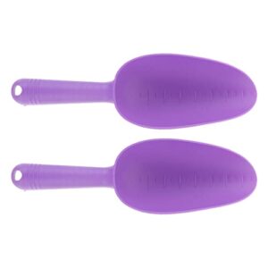 ganazono kids toys kids bath toys snow beach sand shovel plastic: 2pcs soil shovels sand shovels planting shovels garden spatulas purple baby toy baby toy