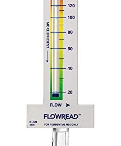 Blue-White Residential Pool Flow Meter for 2.00" Pipe