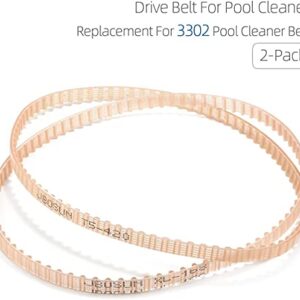 Pool Cleaner Drive Belts Replacement - for Aquabot Parts 3302 A3302PK Pool Cleaner Belts - 2 Pack