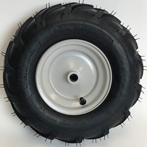 13×5.00-6 tractor tread tire and rim with 3/4 inch hub – craftsman and troy-bilt tiller replacement wheel