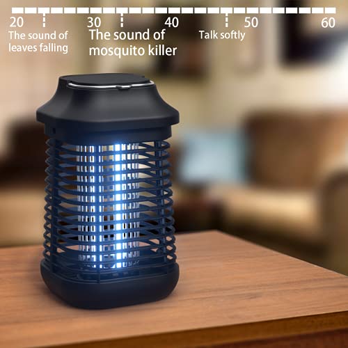 Bug Zapper Outdoor/Indoor,Mosquito Zapper 4200V High Powered Waterproof Electronic Mosquito Killer,15W UVA Mosquito Lamp Bulb,Fly Traps Patio Insects Killer,Trap Killer for Home,Kitchen, Backyard