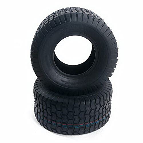 Set of 2 18X9.50-8 4PR Lawn Mower Tires Tubeless Turf Garden Tires