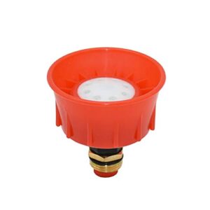 trentsnook irrigation dripper garden spray misting nozzle male 1/2 garden fog nozzle irrigation fitting home watering garden tools 1pcs