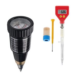 ugplm portable ph meter, moisture meter water quality for gardens cheese