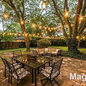 Magictec Solar String Lights, LED S14 Solar String Light Outdoor Waterproof Lighting Decoration Energy Saving Hanging Decor for Garden, Balcony, Porch, Backyard or Camp Tent 27 ft