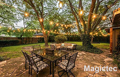 Magictec Solar String Lights, LED S14 Solar String Light Outdoor Waterproof Lighting Decoration Energy Saving Hanging Decor for Garden, Balcony, Porch, Backyard or Camp Tent 27 ft