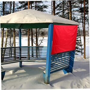 YARNOW Outdoor Swings 1pc Outdoor Tent Protective Red Patio Carport Canopy Pool Lawn Shade Garden Block Yard Net Deck Screen Greenhouse Tarp Fabric Cover Shelter Backyard Outdoor Pergola